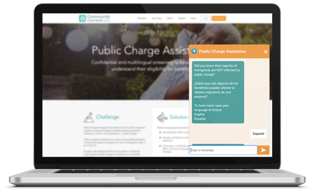 Public Charge Assistance - CommunityConnect Labs